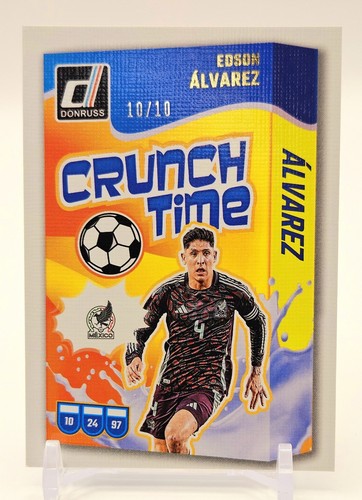 Edson Alvarez Crunch Time SSP 10/10 2024-25 Panini Donruss FIFA #4 ...
