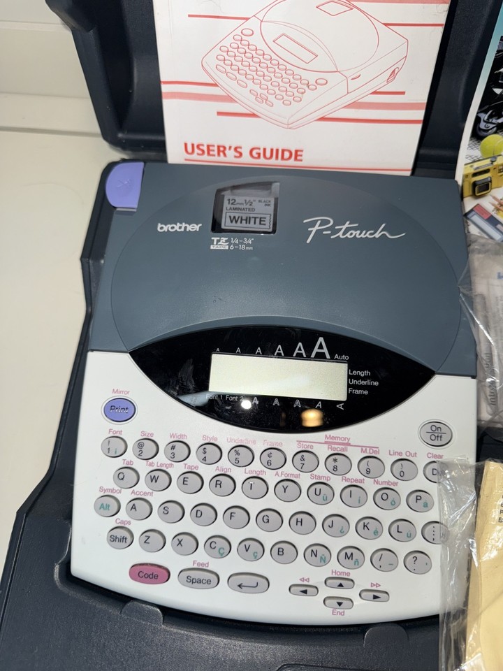 Brother PT-1800(SP)Label Maker + Hard Case | eBay