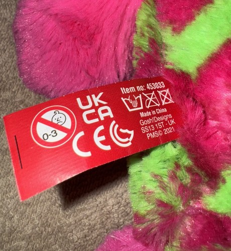 Worry Monster By Gosh! Designs 12inch Plush With Zipper Pocket | eBay