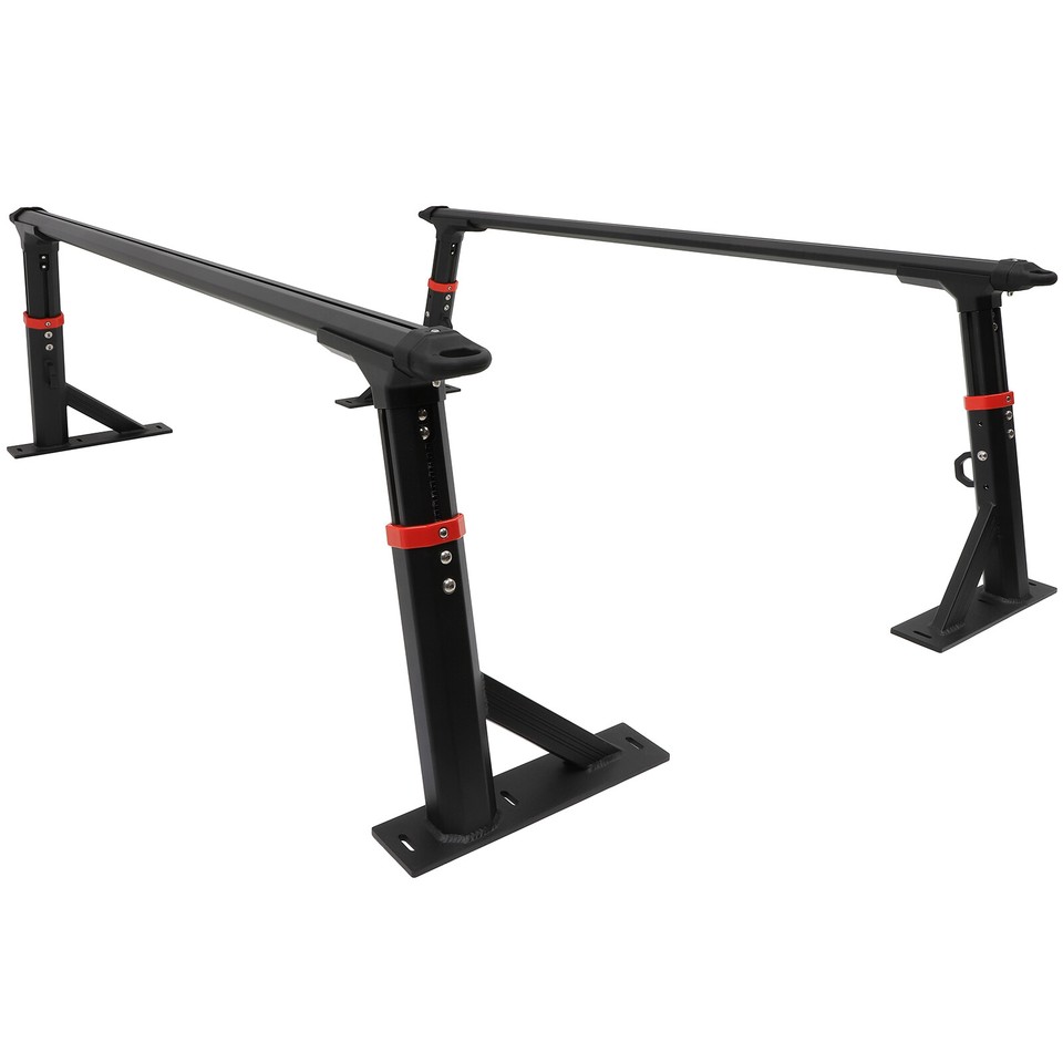 For Pickup Truck Bed Racks Rear Ladder Rack Adjustable Height Heavy ...