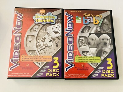 Videonow, Thats My Baby, 3 Disc Pack DVD + SpongeBob SquarePants 3 Disc ...