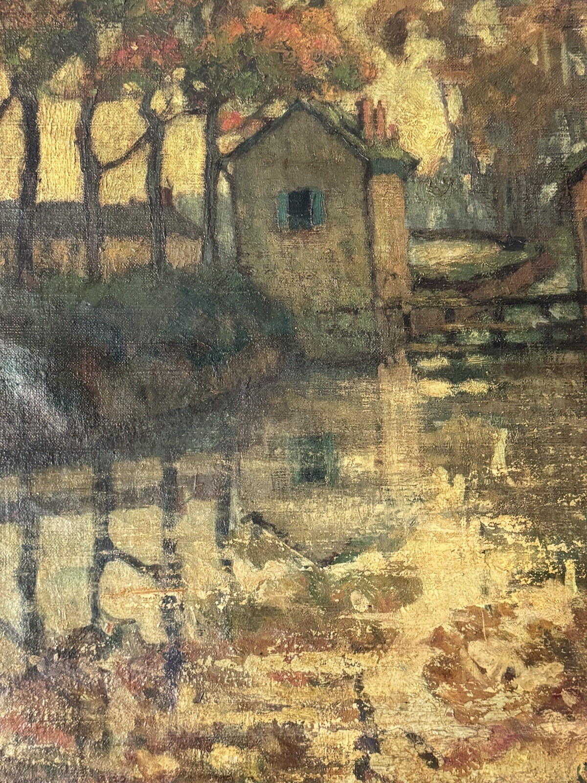 CALTHEA VIVIAN ANTIQUE PLEIN AIR LANDSCAPE OIL PAINTING OLD CALIFORNIA ...