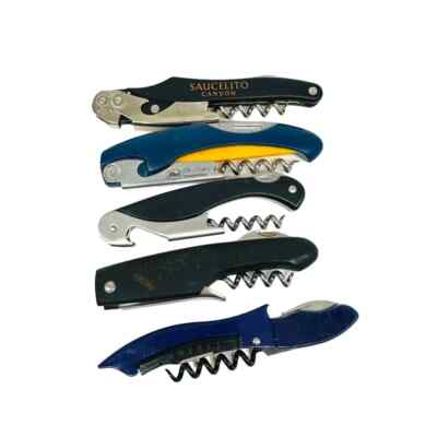 5 Pcs OXO, Ilko and Assorted Waiter's Friend Corkscrew Wine Bottle ...