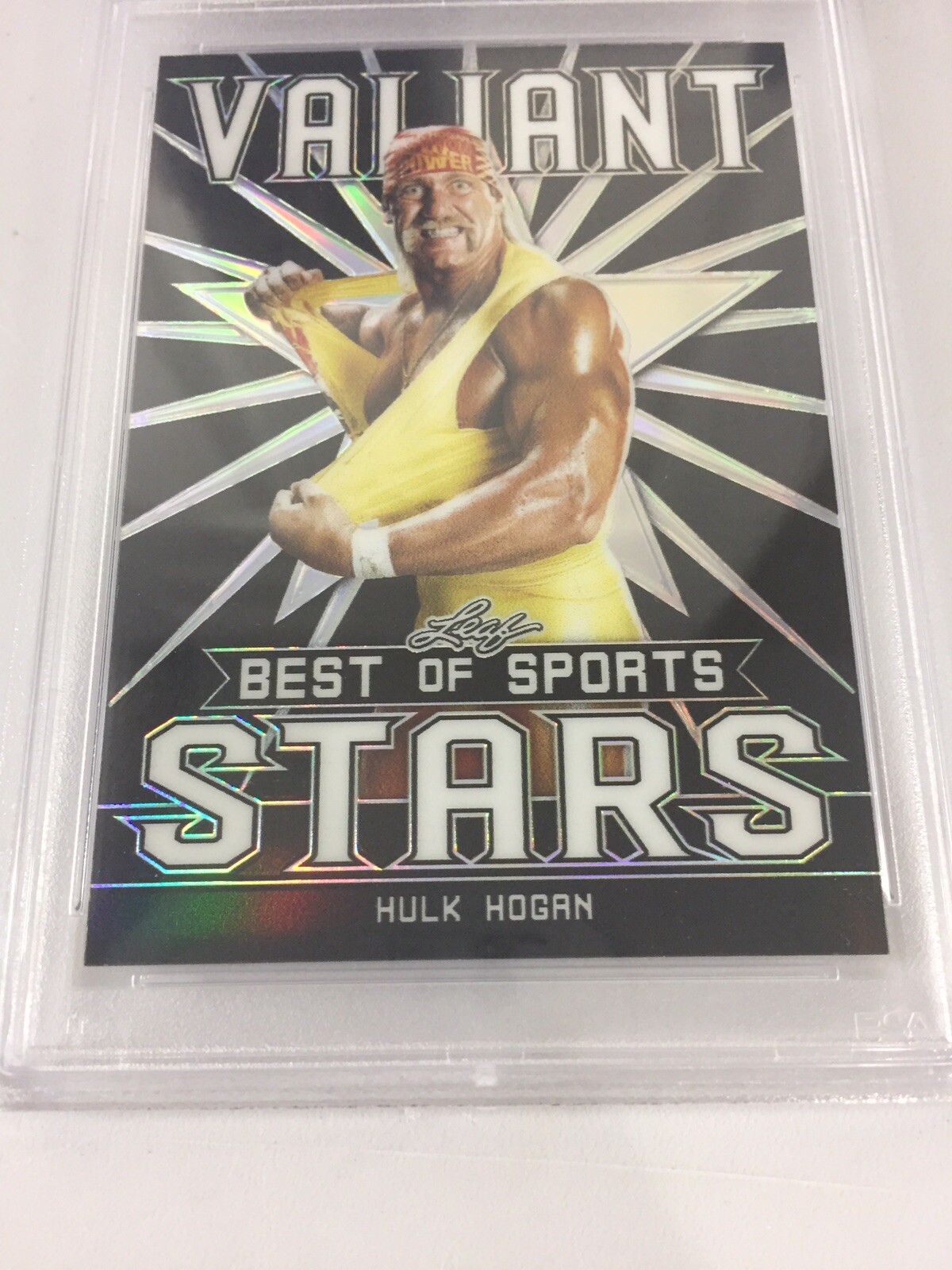 Hulk Hogan 2020 Leaf Best Of Sports Black Valiant 3/5 #vs19 Psa 10 Pop ...