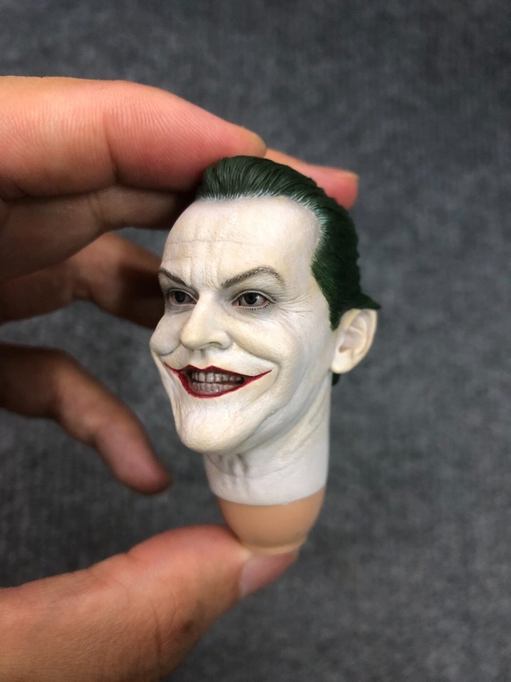 1/6 Hot Toys Joker DX08 Batman 1989 Jack Nicholson Head Sculpt* for ...