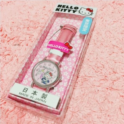 CITIZEN × maid Hello kitty Kawaii Pink wristwatch Women’s Sanrio ...