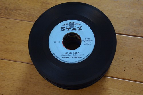 BOOKER T "BE MY LADY / RED BEANS AND RICE" 45 RPM 7" RECORD STAX RARE ...