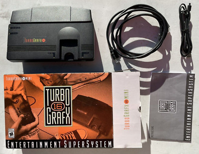 TurboGrafx-16 Mini Home Console (US Ver.) - 2020 - HDMI - Black (Used ...