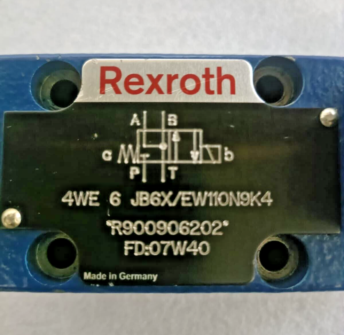 Rexroth 4WE 6 JB6X/EW110N9K4 Hydraulic Valve | eBay