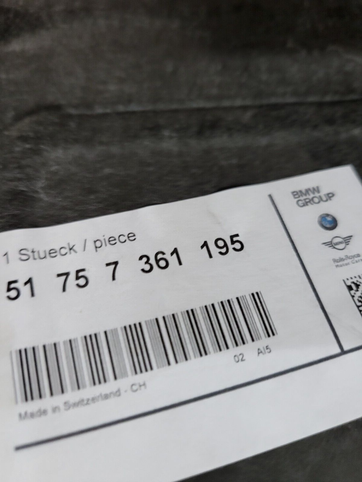 BMW 1 F20 Underhood Splash Shield 51757361195 7361195 Genuine for sale ...