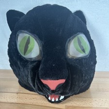Maskimals Dan Dee Black Panther Cat Oversized Plush Mask Mascot Head ...