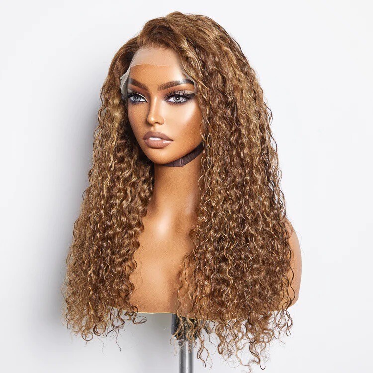 24 Inch Pre-plucked Water Wavy Wig | eBay