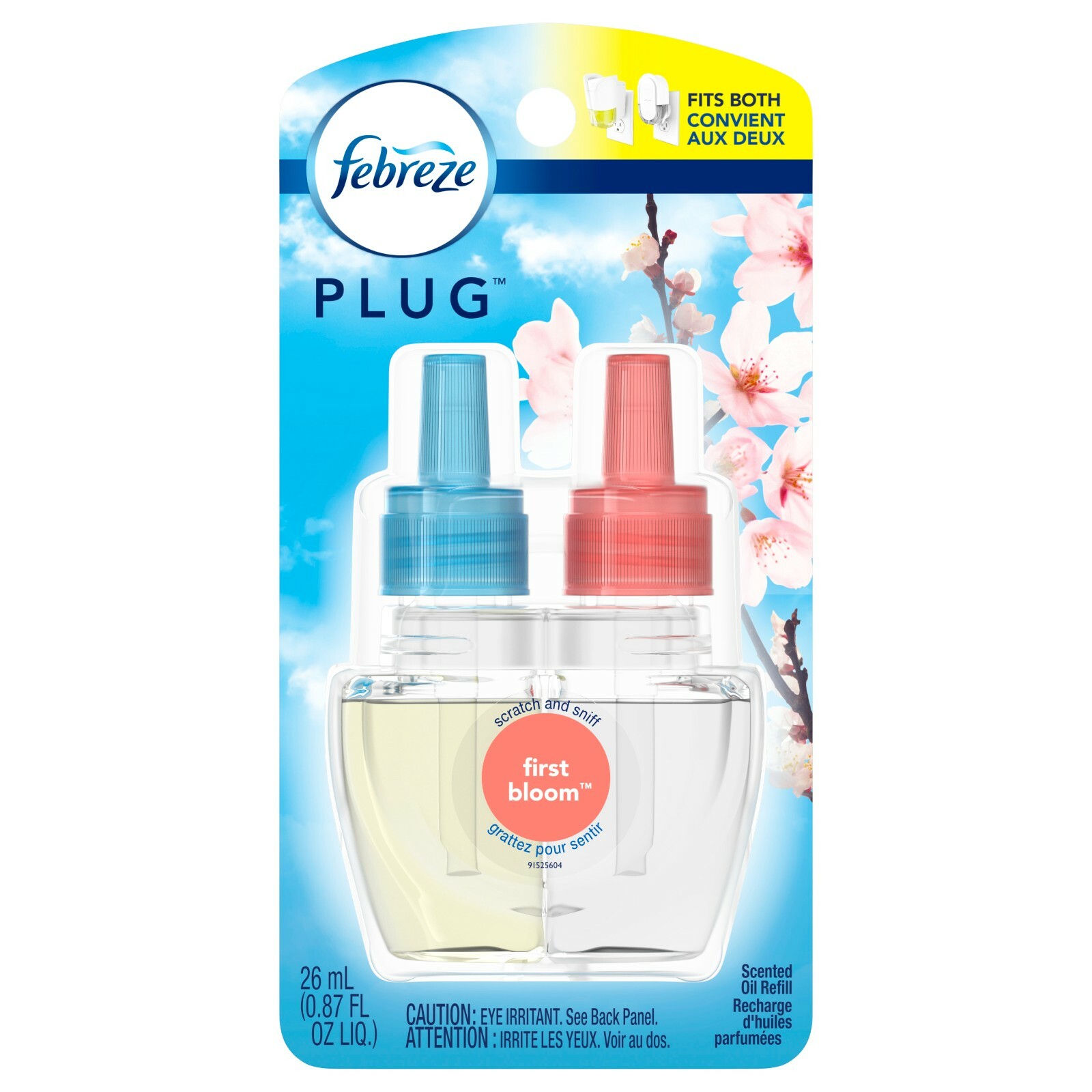 Febreze Plug in .87 FL Oz. Scented Oil Refil First Bloom | eBay