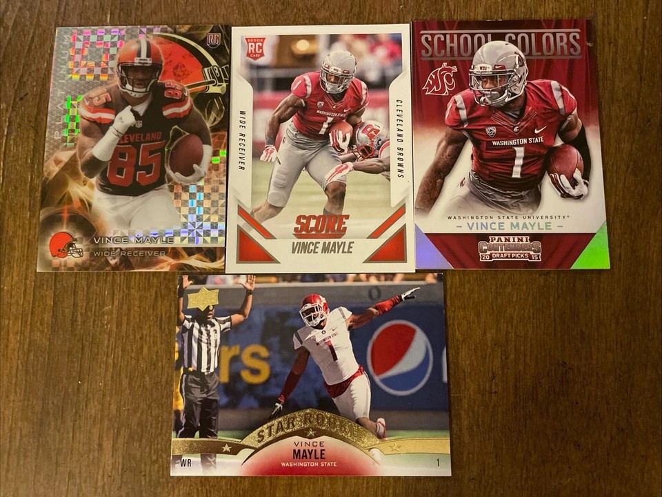 7 Vince Mayle RC 2015 Topps Finest Atomic Platinum XFractor Refractor ...