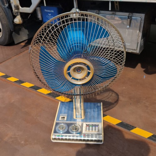 Electric Fan National Showa Retro F-35L1E Antique At The Time Blue Home ...