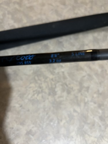 Scott Fly Rod 8' 6" 2 Piece SAS 855 3.2 Oz 5 line W/case. | eBay