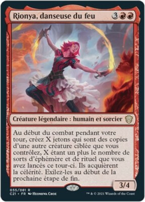 MTG Magic C21 FR - Rionya, Fire Dancer/Rionya, danseuse du feu | eBay