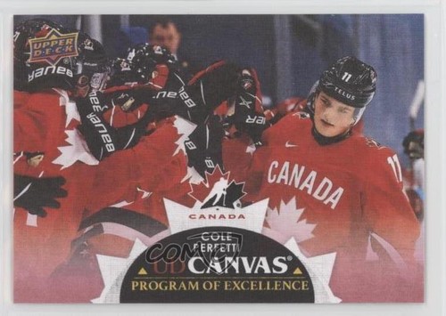 2021-22 Upper Deck Series 2 UD Canvas Cole Perfetti #C258 Rookie RC | eBay