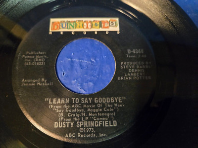 DUSTY SPRINGFIELD - LEARN TO SAY GOODBYE / MAMA'S LITTLE GIRL - 7 ...