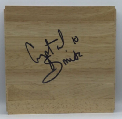Crystal Smith autograph signed 6 by 6 inch parquet floorboard MERCURY ...