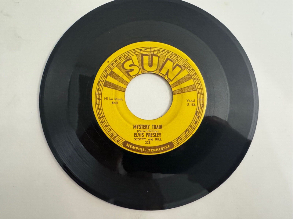 Elvis Presley 45 "Mystery Train" Sun 223 ~ Original! Rockabilly VG++ ...