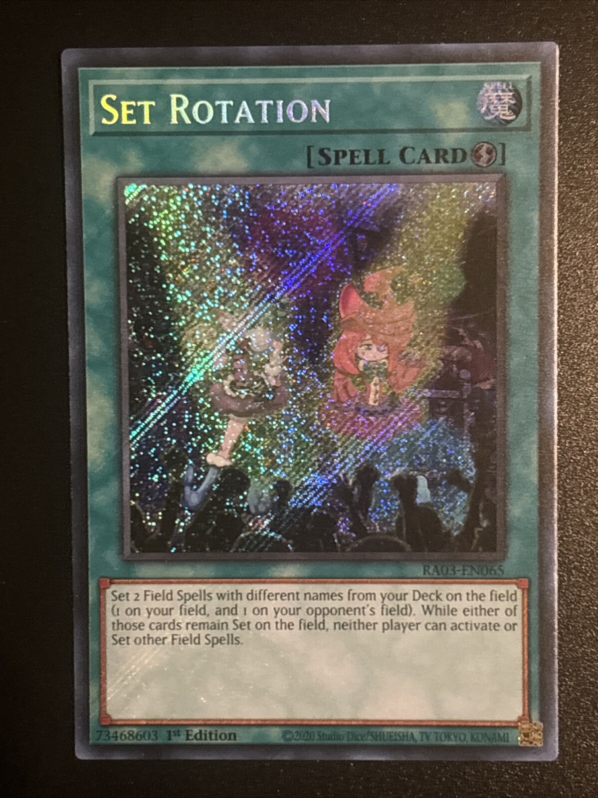 Set Rotation (Secret Rare) RA03-EN065 Quarter Century Bonanza 1st ...