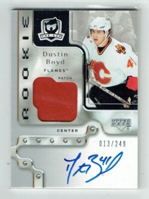 06-07 UD Upper Deck The Cup Dustin Boyd /249 Rookie Patch Auto | eBay