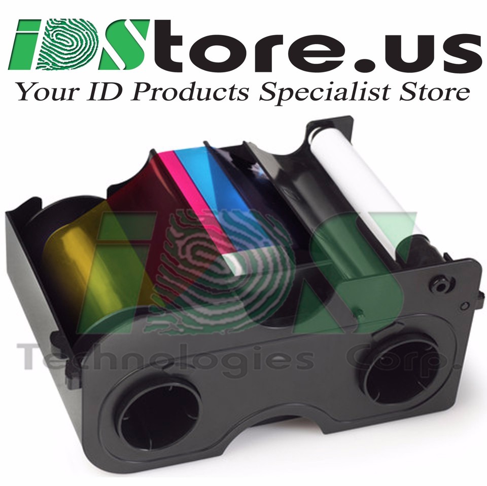 Fargo 45100 Full Color Ribbon YMCKO for DTC4000 DTC4250e - New | eBay