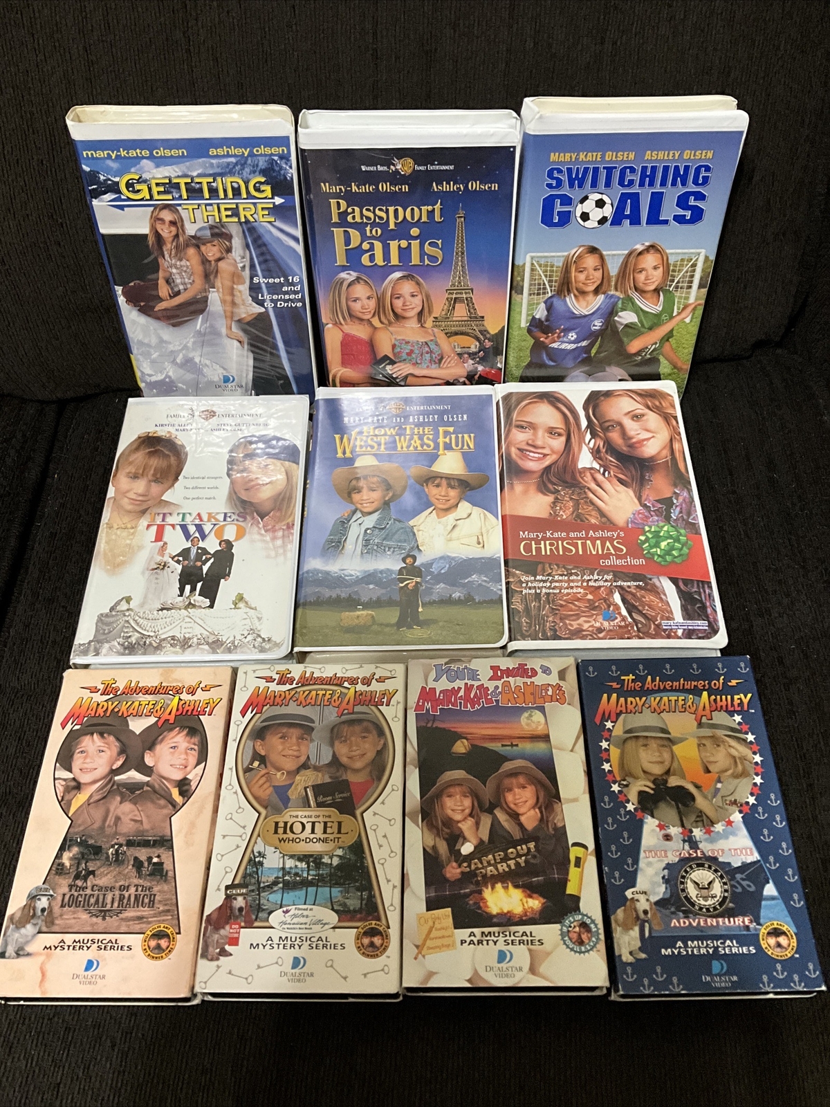 Mary-Kate And Ashley Olsen VHS LOT: Getting There, Switching Goals…OOP ...