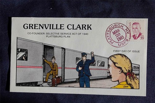 Grenville Clark Great American 39c Stamp FDC Handpainted Collins#L901 ...