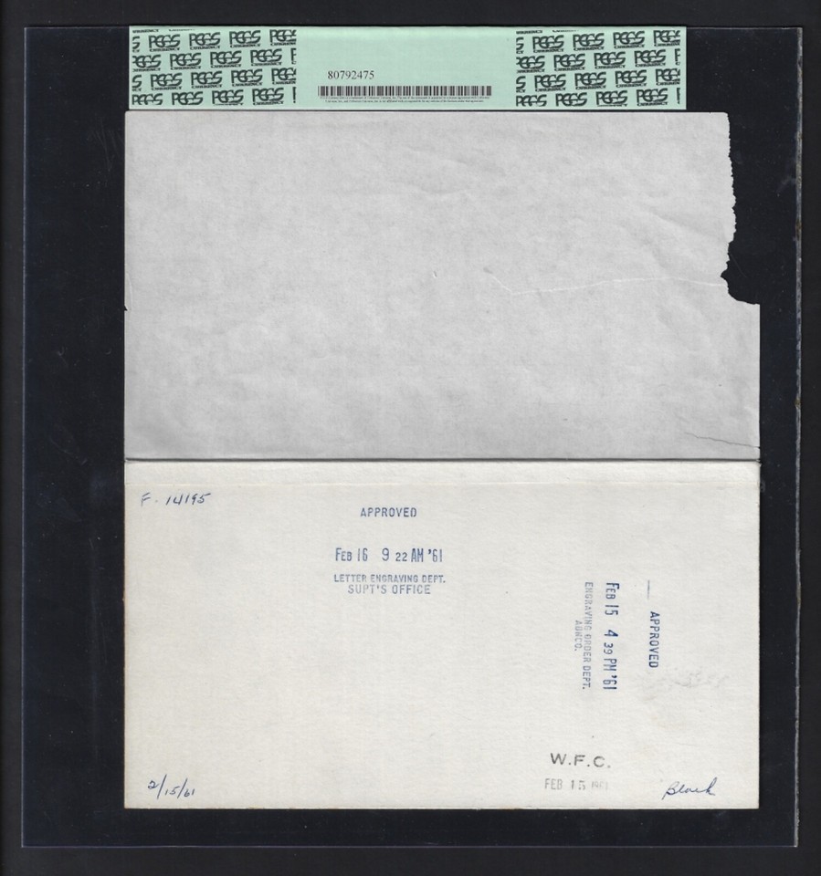 El Salvador 5 Colones 9-11-1960 P95p " Essay Face Proof" Uncirculated ...