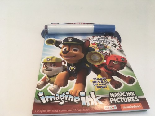 New 12 Pg Nickelodeon Paw Patrol Imagine Ink Magic Picture Activity Set ...