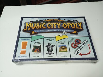 Music City Opoly Nashville Monopoly Board Game New Sealed FUN | eBay