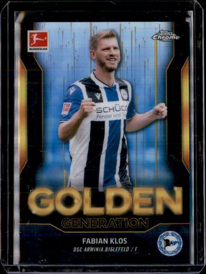 2021-22 Topps Chrome Bundesliga #GG-FK Fabian Klos Golden Generation | eBay