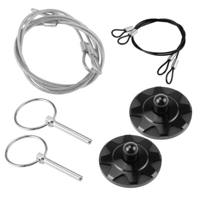 Car Vehicles Sport Racing Bonnet Mount Hood Pin Lock Latches Trim Kit ...
