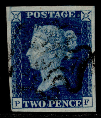 GB QV SG5, SCARCE 2d blue, FINE USED. Cat £975. BLACK MX PF | eBay UK