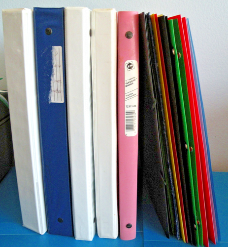 NOTEBOOK Binders expandable file paper folder plastic folder lot 20 new ...