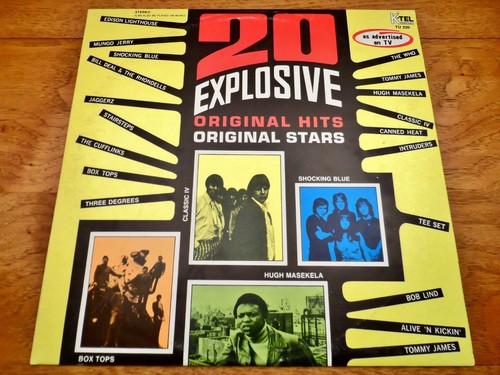 20 Explosive Hits ♫ 1971 K-Tel International Records Original Vinyl LP ...