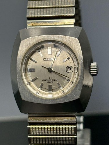 Citizen 21 Cosmo Star Automatic Cut Glass Vintage Watch - Working ...