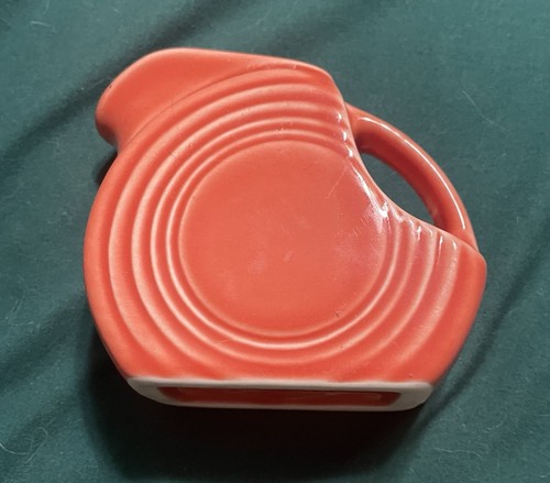 Fiesta Mini Disk pitcher, Retired, Persimmon color, 3" | eBay