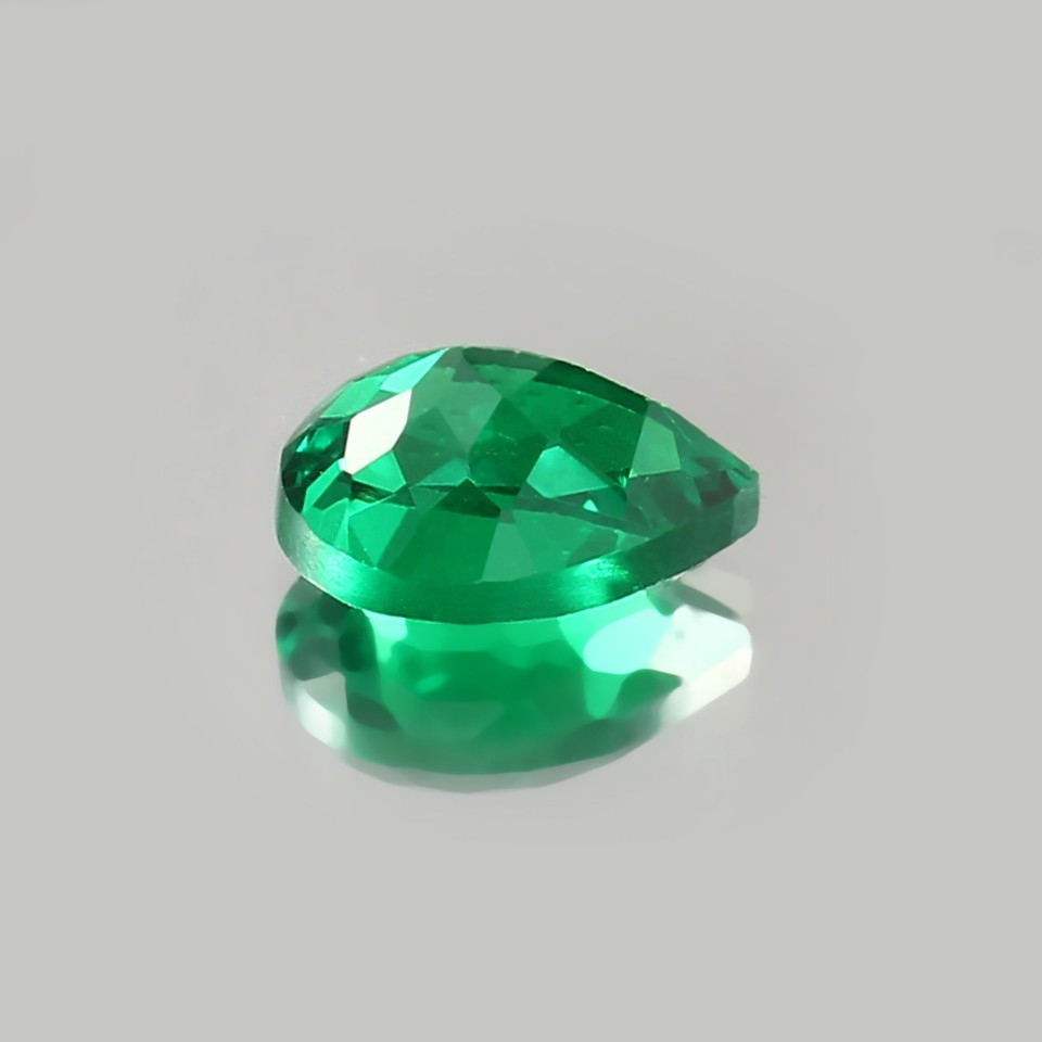 AAA Grade Flawless Green Columbian Emerald Pear Cut Loose Gemstone 10x7 ...