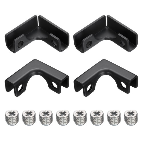 4Pcs Glass Fixing Clip, for 8-10mm L-Shaped (Black) | eBay Australia