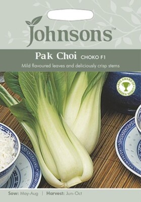 JOHNSONS : Pak Choi Choko F1 175 vegetable seeds freepost | eBay UK