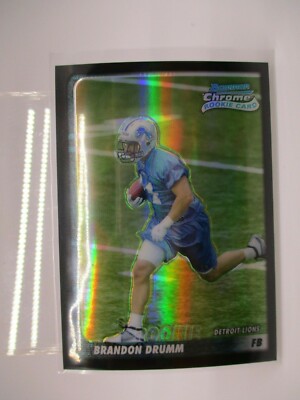 2003 Bowman Chrome Refractors #160 Brandon Drumm RC LIONS /500 | eBay