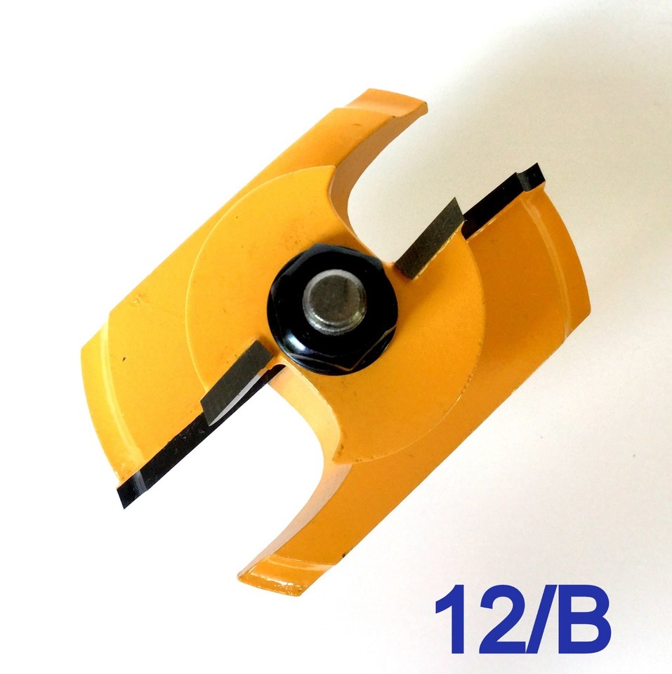 1pc 1/2" SH 12° Straight Raised Panel with Back Cutter Router Bit S | eBay