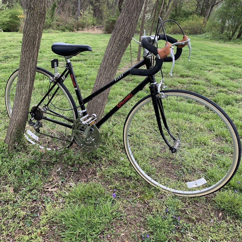 VINTAGE SPALDING Women's Blade Bicycle 1970's Black RARE Bike New tires ...