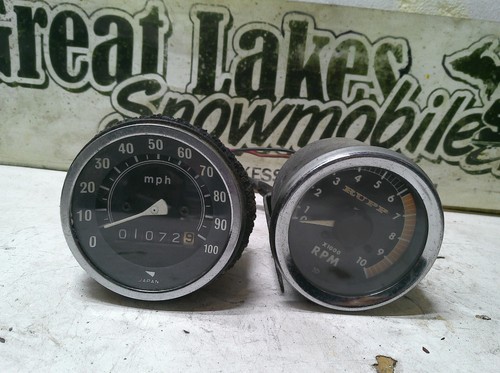 Rupp Snowmobile Tachometer Speedometer Yankee American Rally Nitro 340 ...