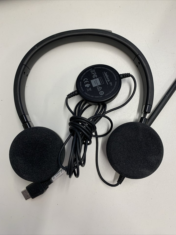 Jabra Evolve 20 Black On-Ear Headband Headset Ref:1037 | eBay UK