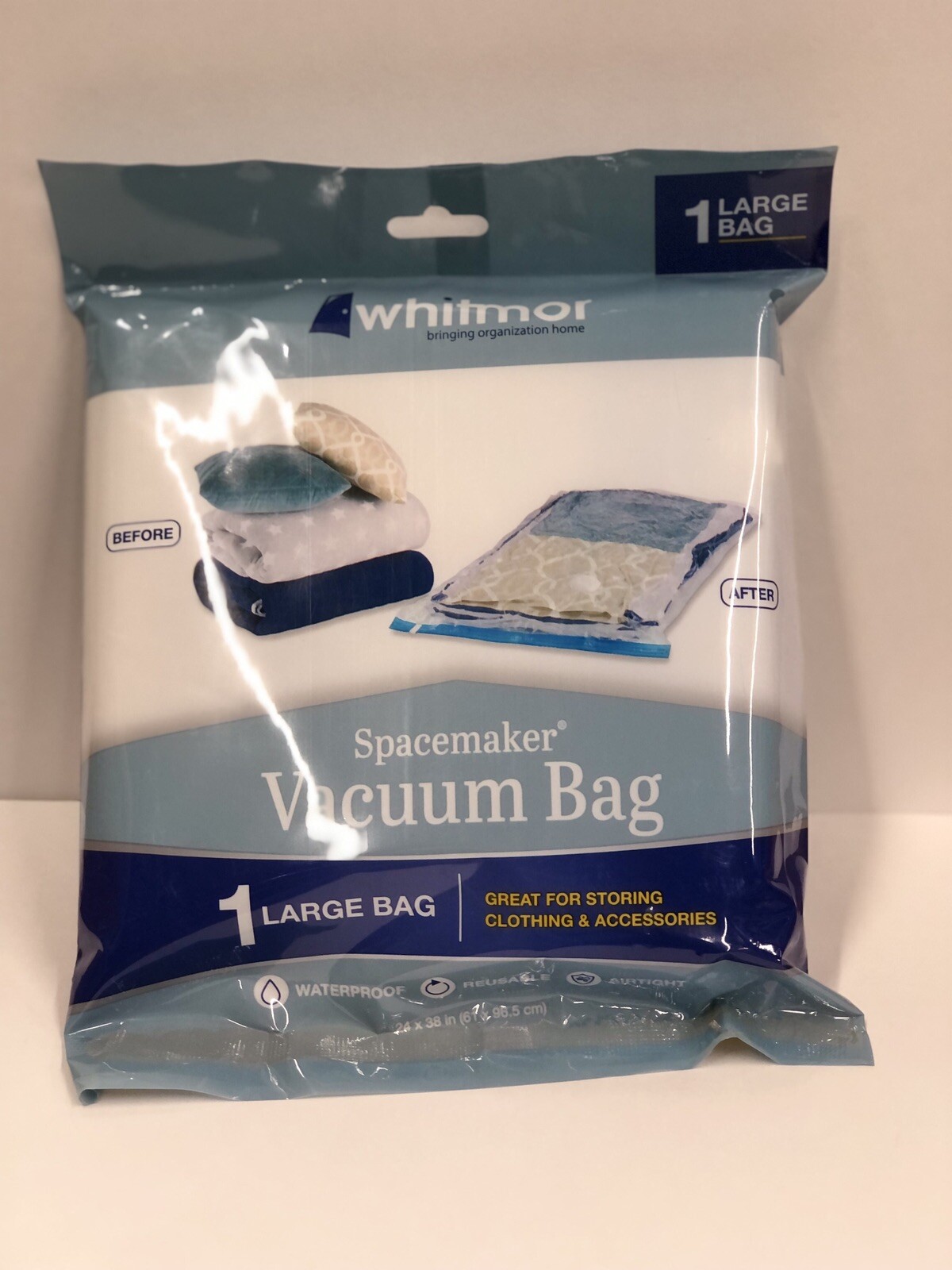 Whitmor 1 Large Spacemaker Vacuum Bag Free And Fast Shipping | eBay