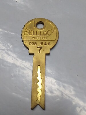Bell Lock Key Antique Slot Machine Jukebox Penny Arcade # D2B646 D2B ...